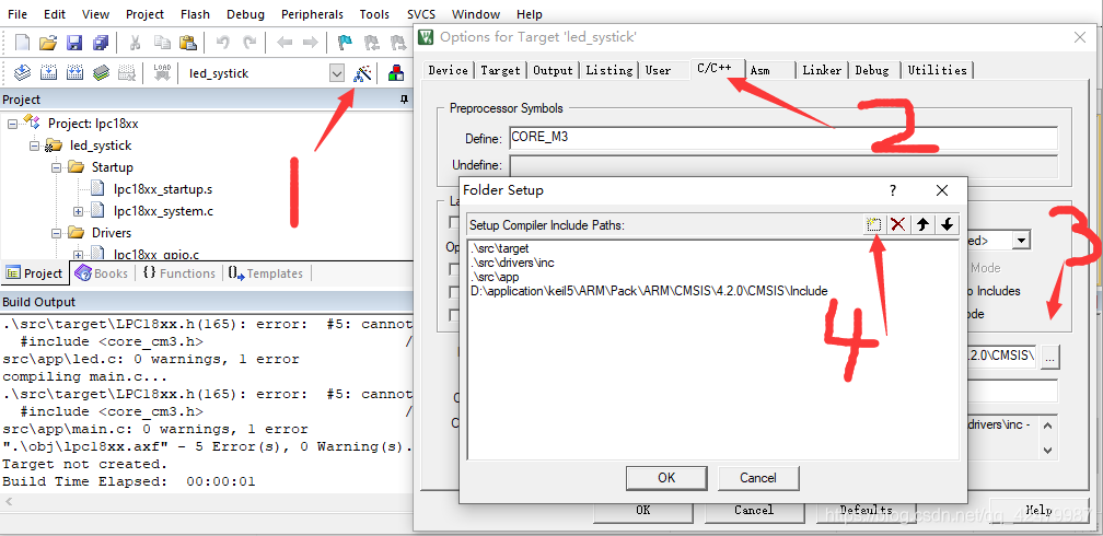 Cannot Open Source Input File “core Cm3 H“ No Such File Or Directory