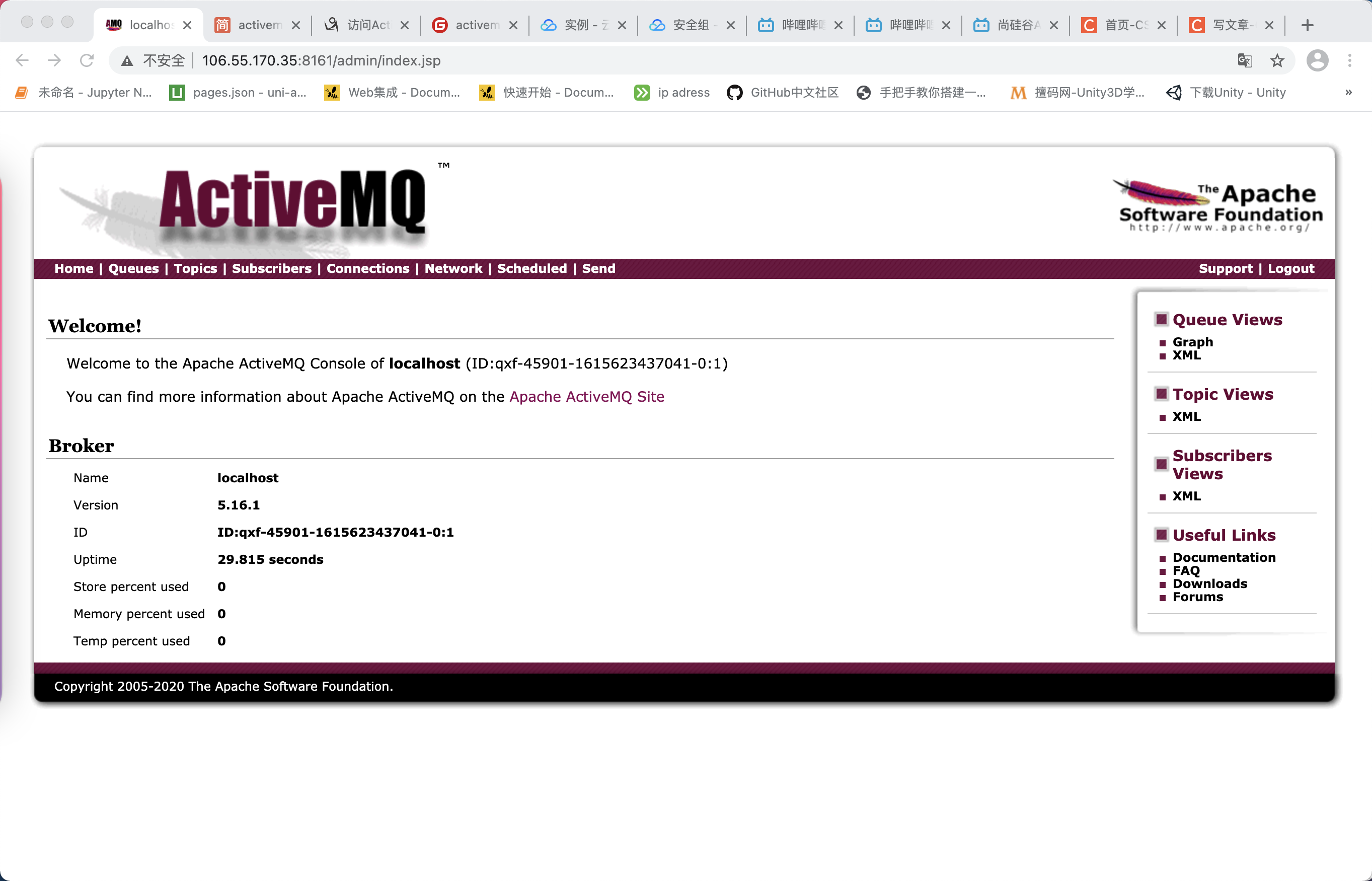 activemq无法访问8161前台界面的解决方案_activemq403-CSDN博客