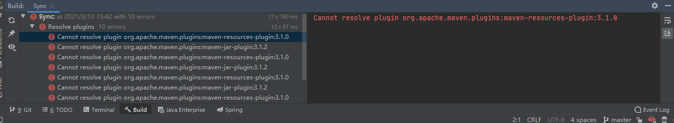 出现Cannot resolve plugin XXX的解决办法-CSDN博客