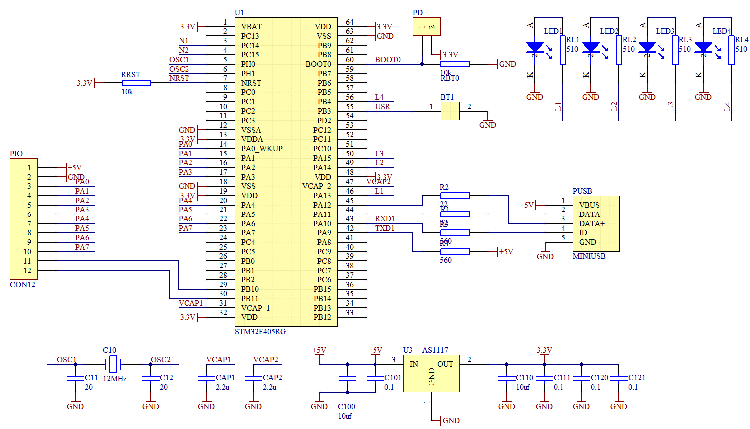 利用STM32F405RG制作pyBoard实验板_stm32f405烧录micropython-CSDN博客