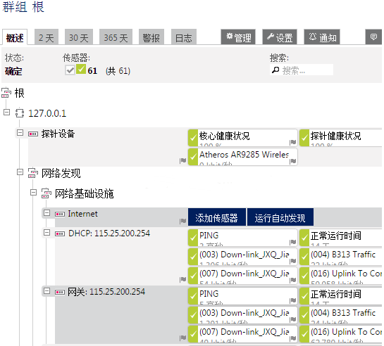 网络监控软件PRTG的配置及使用_prtg weidown-CSDN博客