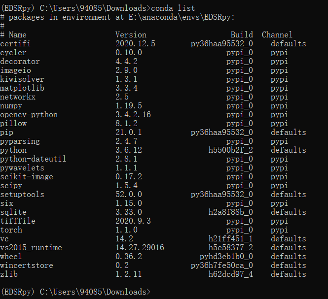 EDSR-pytorch复现anaconda环境配置_edsr复现-CSDN博客