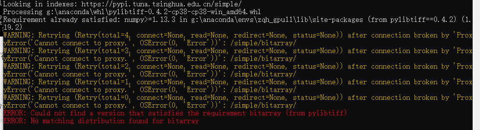 Anaconda安装libtiff包出现问题， No module named ‘libtiff‘_下载libtiff报错-CSDN博客