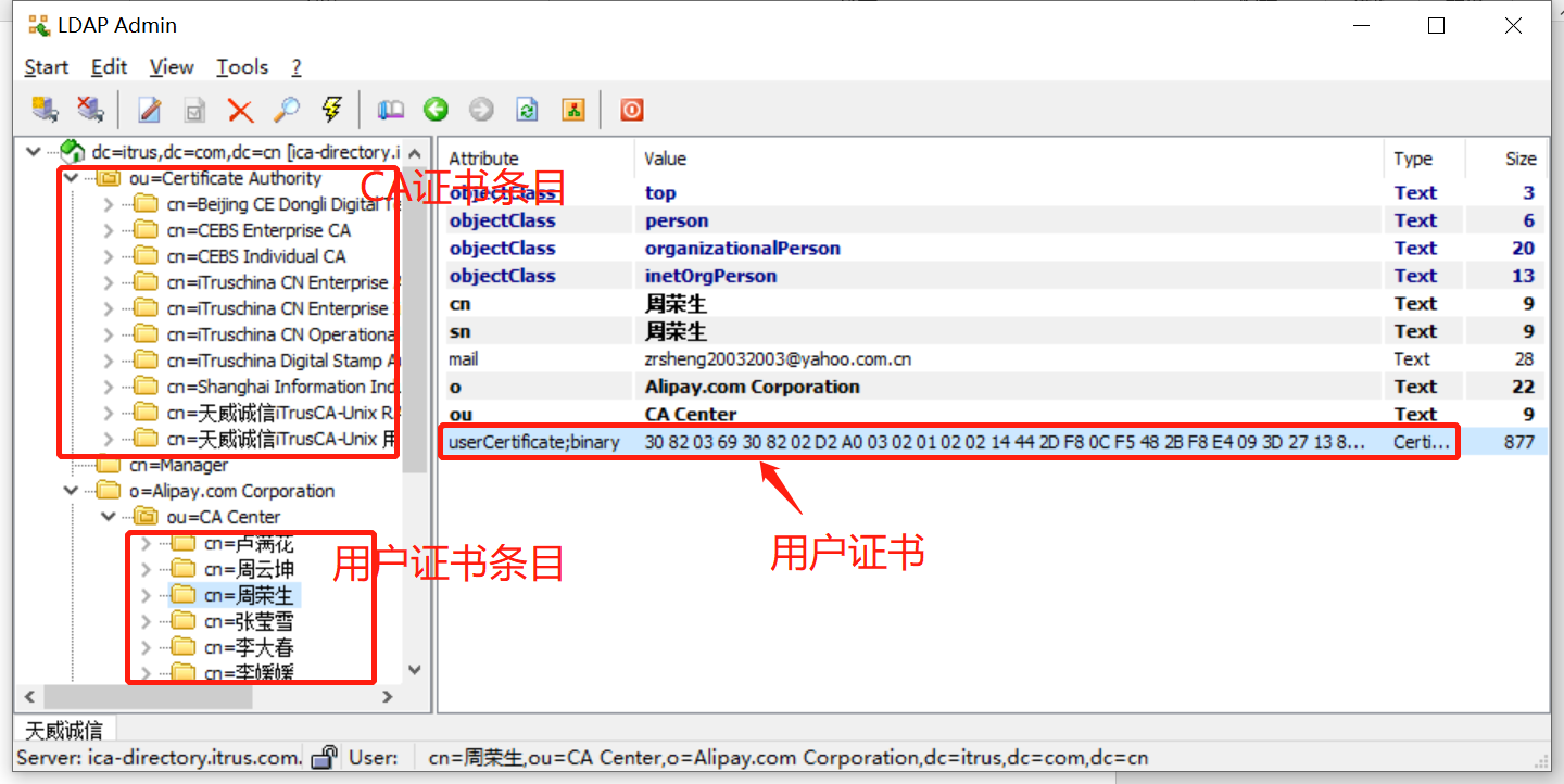 LDAP及其在pki系统中的应用_ldap存储crl-CSDN博客