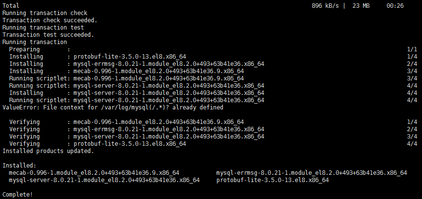 Centos8安装配置MySQL_[root@vm-16-16-centos my.cnf.d]# sudo systemctl st-CSDN博客