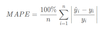 python数据分析-常见的预测评价指标_symmetric mean absolute percentage error-CSDN博客