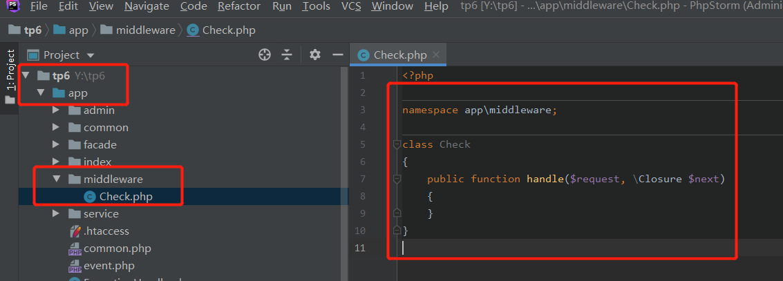 thinkphp6框架middleware中间件的定义和使用方法示例_tp6 middleware-CSDN博客