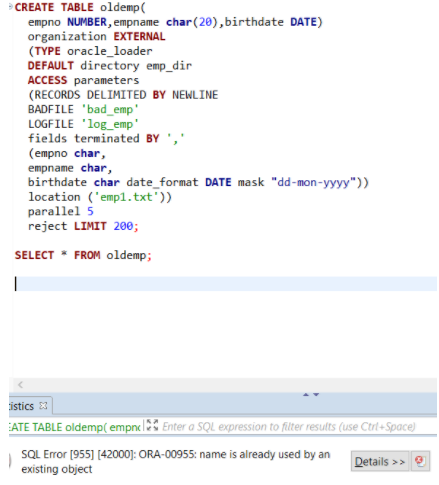 Oracel sql基础常见问题_ora-01702-CSDN博客