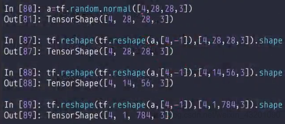 Tensorflow2 —— Tensor改变维度reshape And Transpose Squeeze And Expanddimstensorflow Reshape 变大 Csdn博客