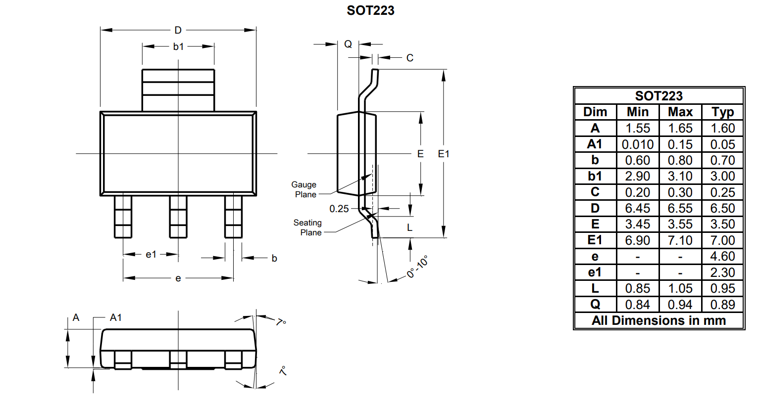SOT-223 封装尺寸图_sot223封装尺寸图-CSDN博客