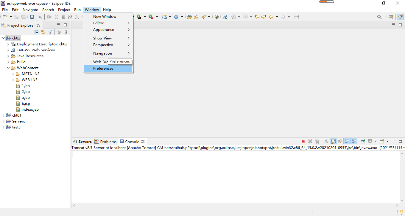eclipse中设置jsp文件的默认编码格式为utf-8_改如果修改jsp默认的编码方式为utf-8,那么-CSDN博客