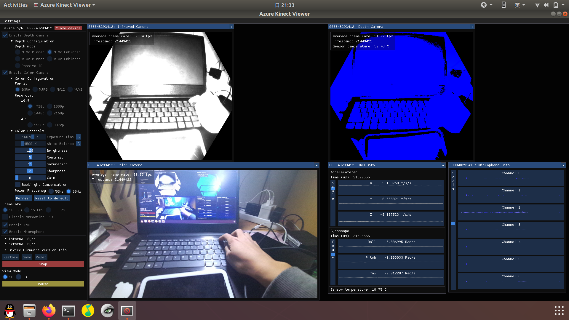 Ubuntu1804 测试azure Kinect Dk 安装azure Kinect传感器sdkubuntu Cannot Find 