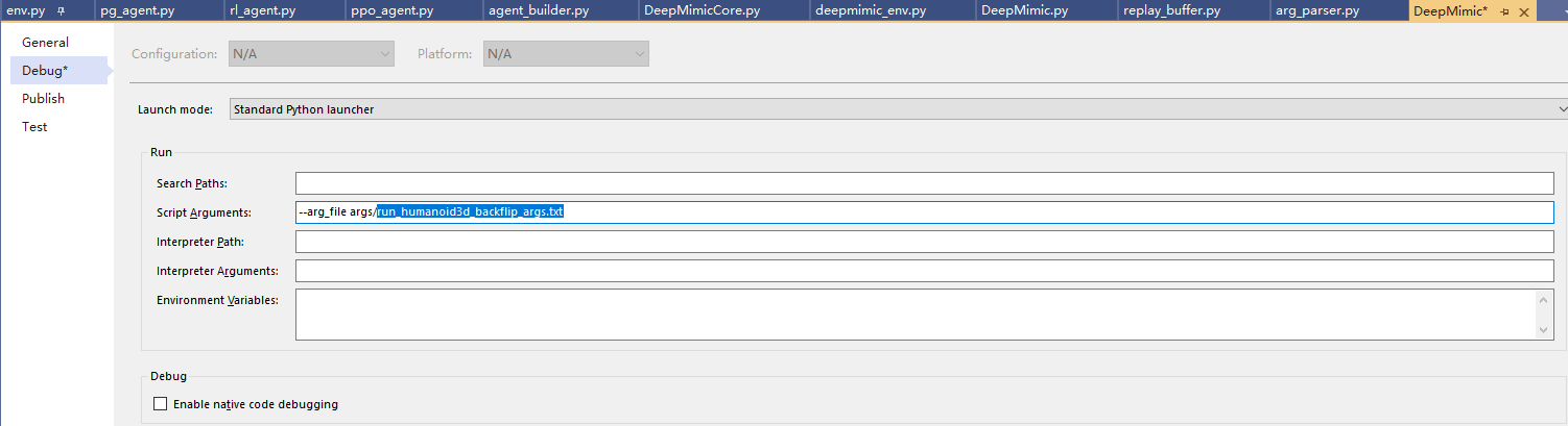 在win10的visual studio 2019环境中配置DeepMimic-CSDN博客