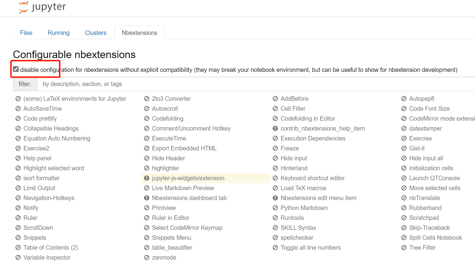 Python jupyter notebook插件 Nbextensions安装及其使用_nbextensions edit menu item-CSDN博客