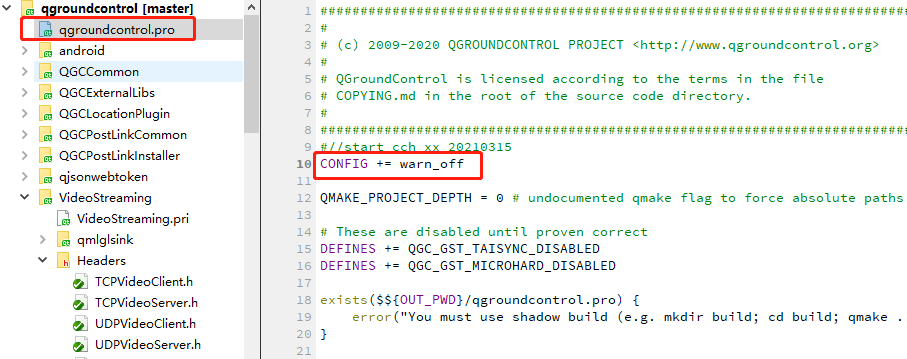QT QGC 中 error: C2220: 警告被视为错误 - 没有生成“object”文件_qt怎么关掉警告视为错误-CSDN博客