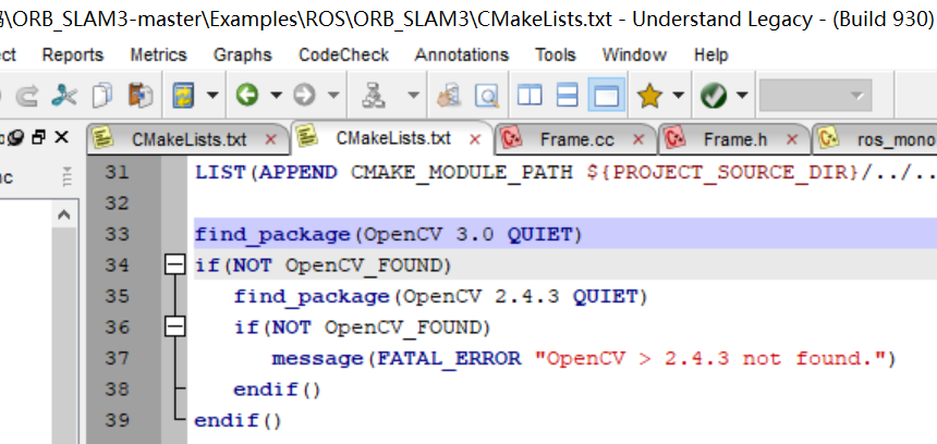 cv_bridge与opencv版本不一致导致程序编译错误及无法运行程序问题的解决方案（附带ORB_SLAM3案例））_因为opencv版本 ...