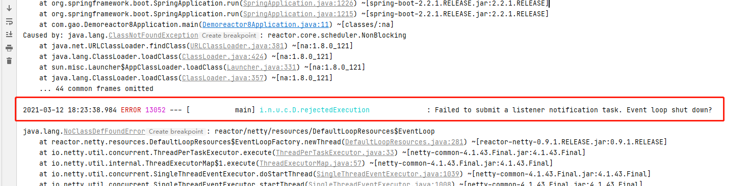 【已解决】Springboot服务 Netty启动报错Failed to submit a listener-CSDN博客
