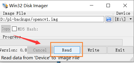树莓派4B镜像文件备份（使用Win32DiskImager）_树莓派4b镜像复制-CSDN博客