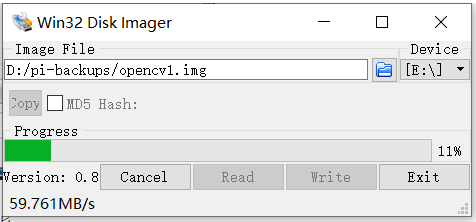 树莓派4B镜像文件备份（使用Win32DiskImager）_树莓派4b镜像复制-CSDN博客