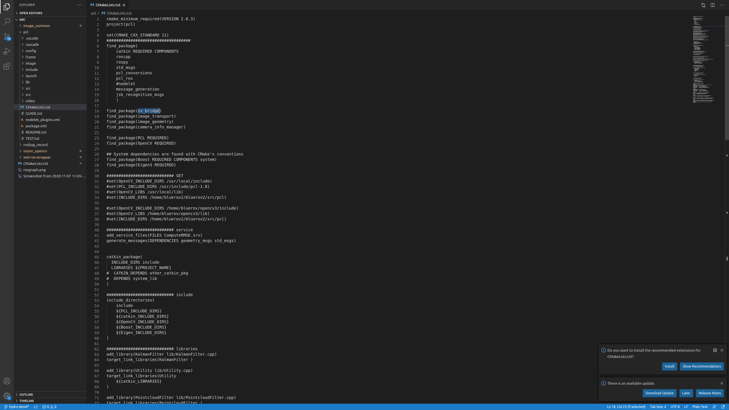 cv_bridge与opencv版本不一致导致程序编译错误及无法运行程序问题的解决方案（附带ORB_SLAM3案例））_因为opencv版本冲突orb-slam2不能够生成双目的可执行程序 ...