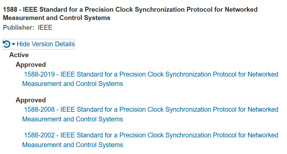 IEEE 1588和IEEE 802.1AS的版本和关系_ieee 1588-2008有几个版本-CSDN博客