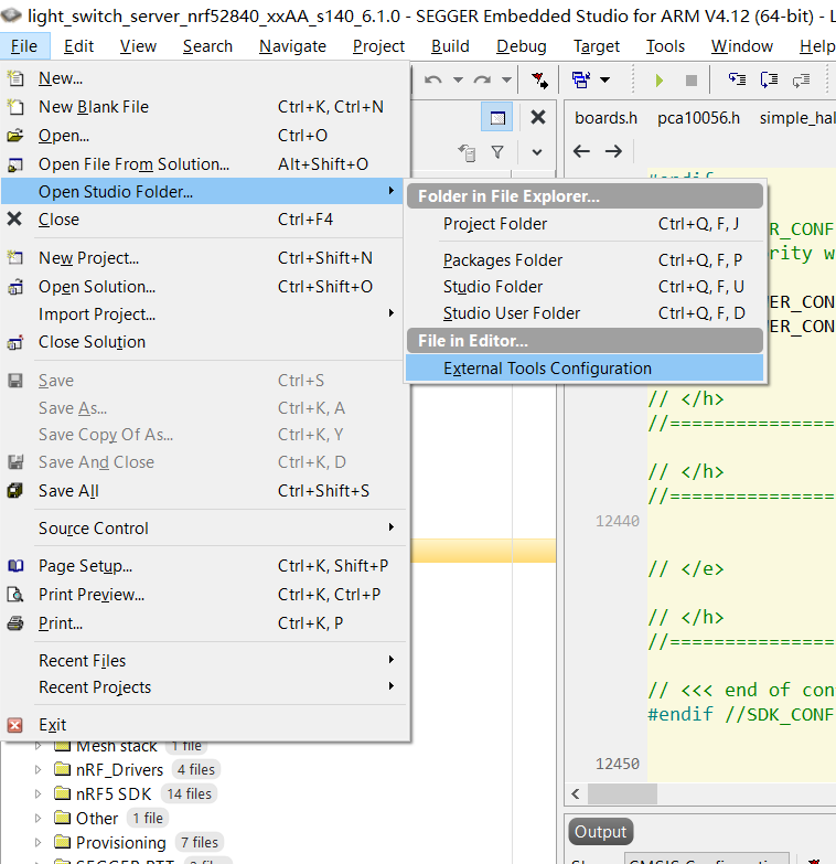 Segger Embedded Studio安装使用CMSIS Configuration Wizard_ses如何配置sdkconfig.h的可视化工具-CSDN博客