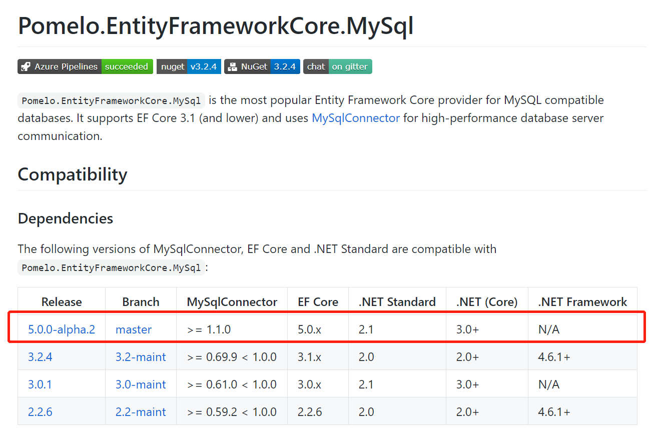 Netcore 50连接mysql 航行学园 
