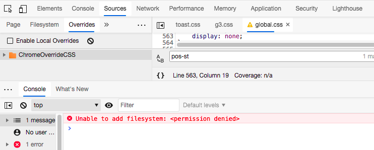 Chrome Unable to add filesystem: ＜permission denied＞_unable to add filesystem: -CSDN博客