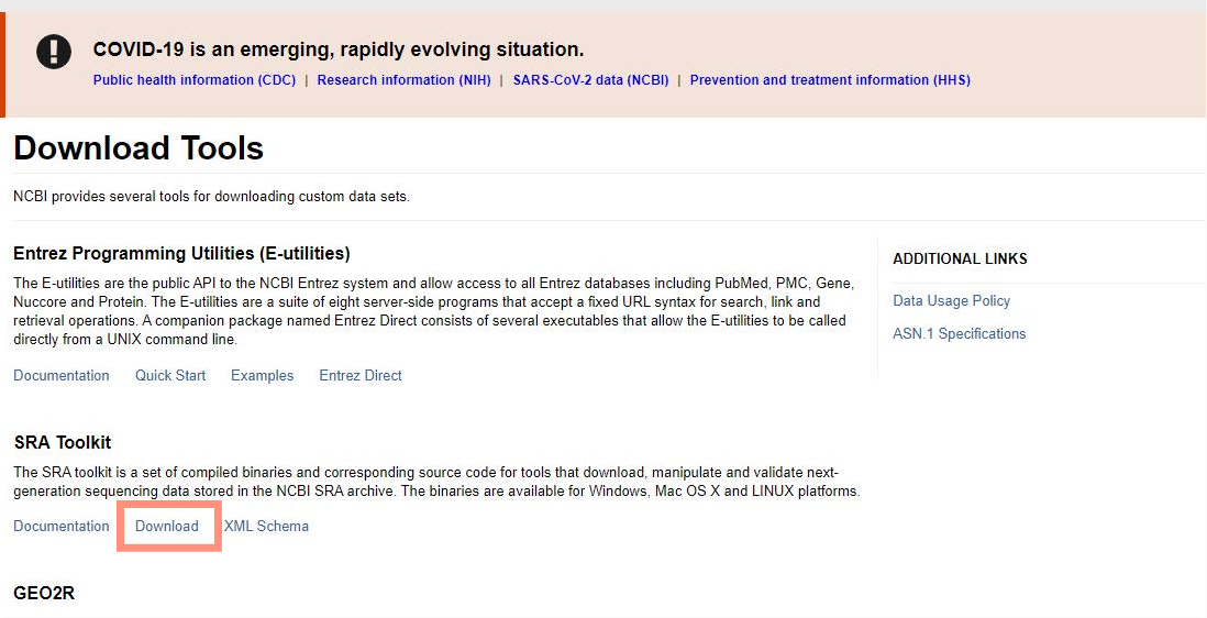 SRAToolkit 安装与使用_sra toolkit-CSDN博客