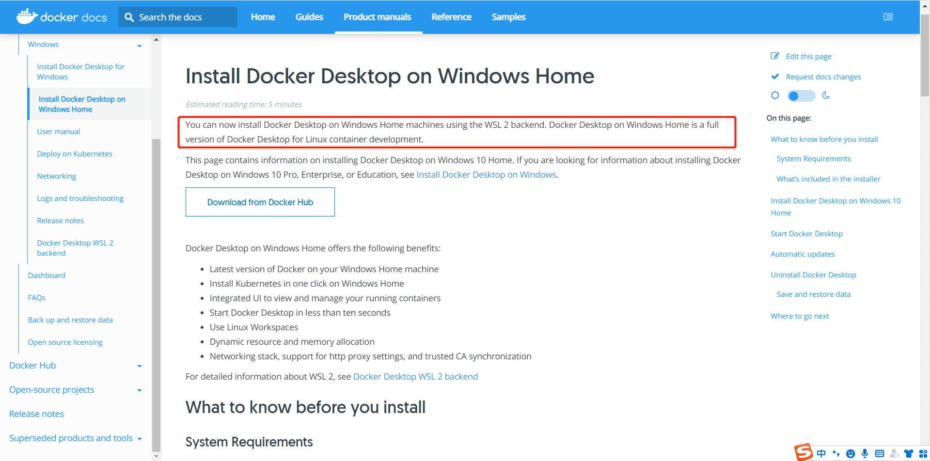 解决Windows10家庭版系统无法安装Docker Desktop问题_windows 10 64bit家庭版是不是安装不了windows版本的docker-CSDN博客