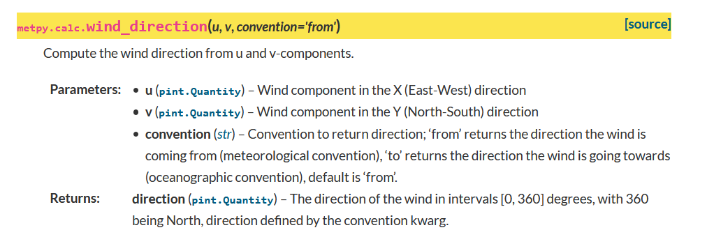 关于使用Metpy将UV分量转为风速风向的注意事项_metpy 将uv转化为风速-CSDN博客