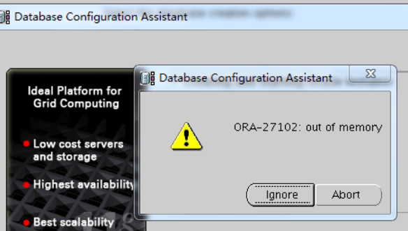oracle 11G 安装提示ORA-27102:out of memory_ora-27102: out of memory 物理内存128g-CSDN博客