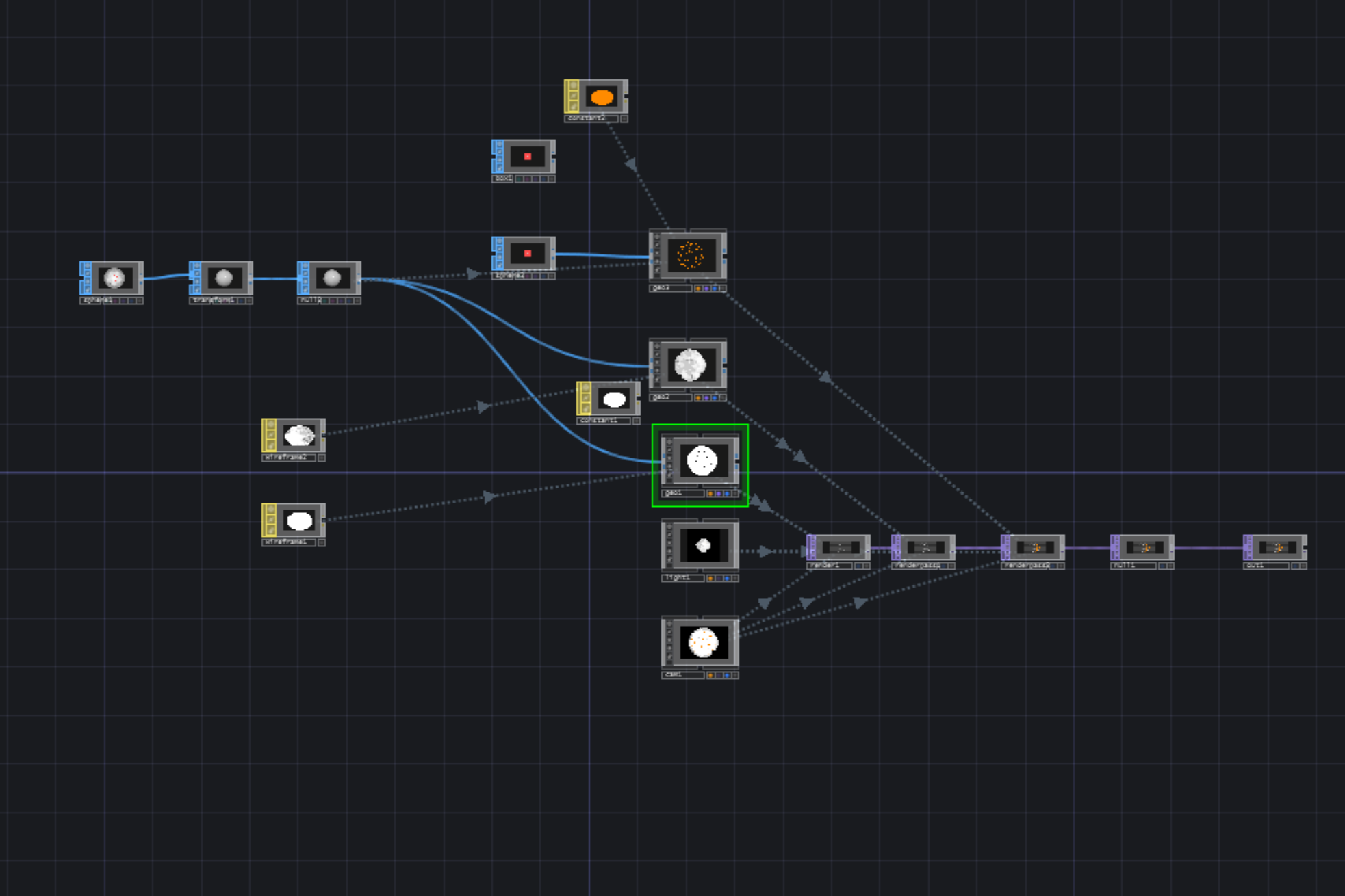 TouchDesigner案例（九）几何球_touchdesigner旋转球模型-CSDN博客