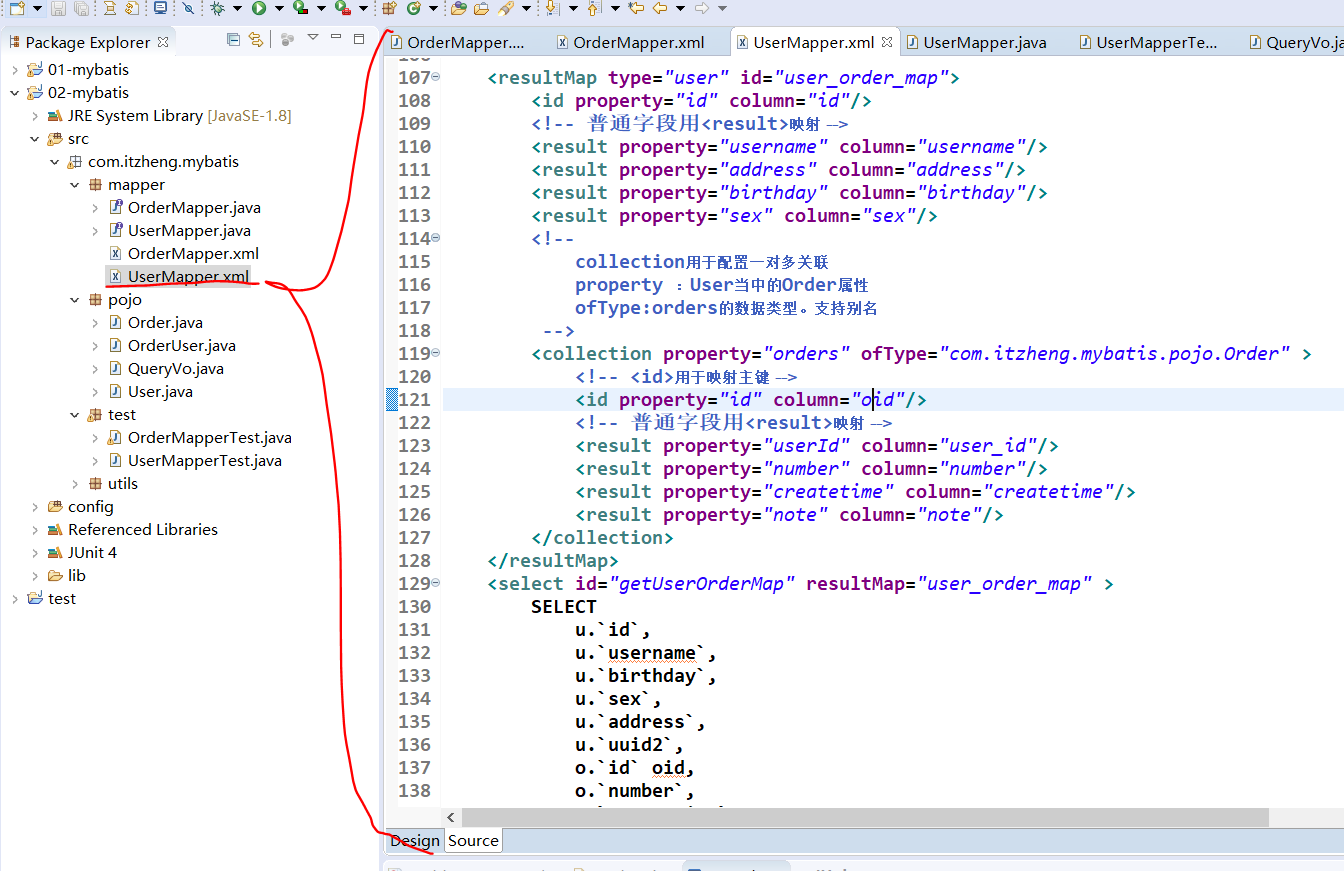 Mybatis快速入门（3）resultType（输出类型）一对一关联映射，一对多关联映射_mapper.xml resulttype-CSDN博客