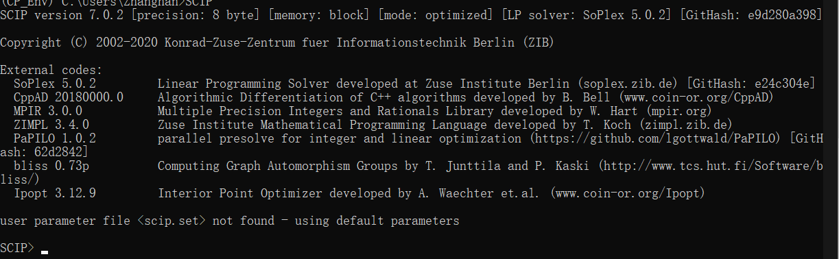 VScode运行出现 No model named pyscipopt问题解决方式_no module named 'pyscipopt-CSDN博客