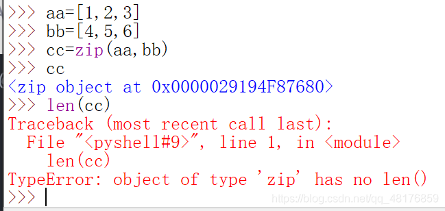 Typeerror Object Of Type ‘zip‘ Has No Lenobject Of Type Zip Has No Len Csdn博客
