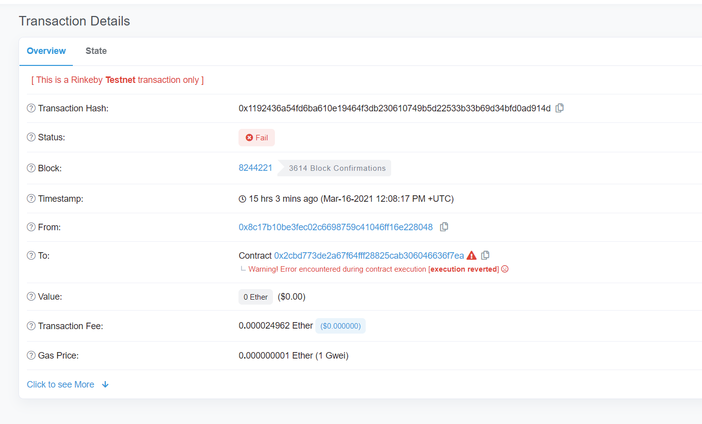 以太坊智能合约solidity编程之番外篇-错误解决_warning! error encountered during contract executi-CSDN博客