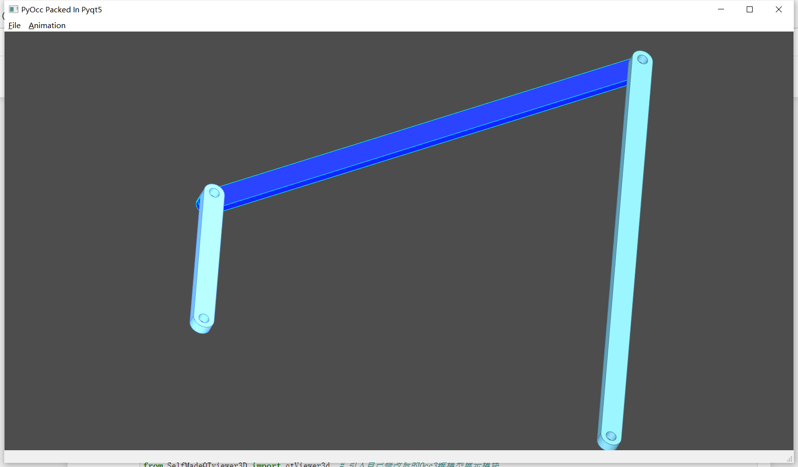 PythonOcc实战——step文件导入、格式转换、动画展示_python加载stp模型-CSDN博客