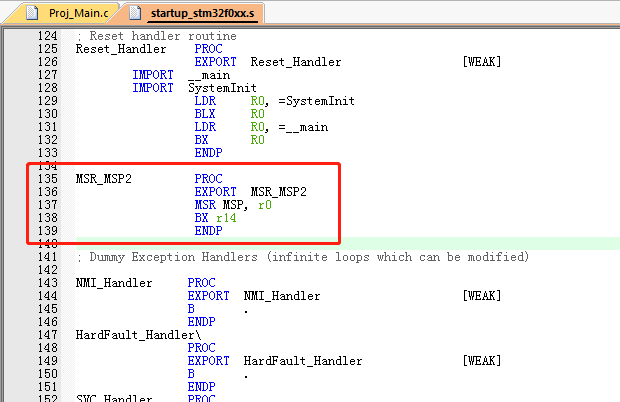 keil 中 __asm void MSR_MSP(u32 addr) 编译器报错的问题_keil 汇编 msr msp-CSDN博客