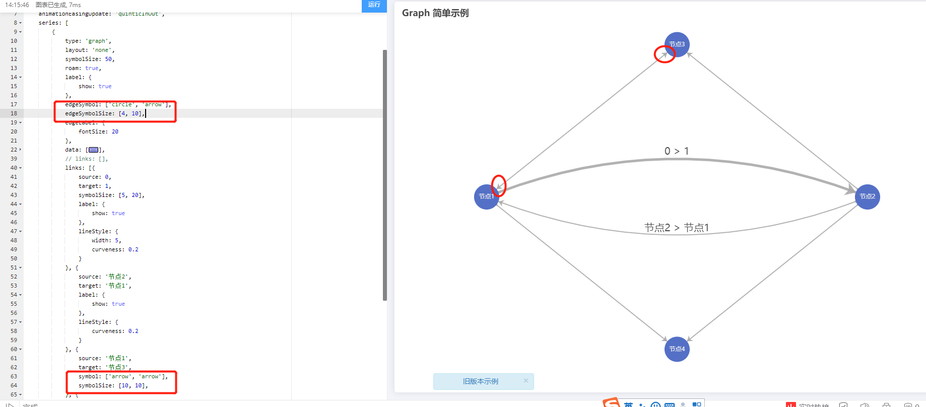 echarts画关系图，指定有的关系为双向箭头，有的关系为单向箭头_edgesymbol-CSDN博客