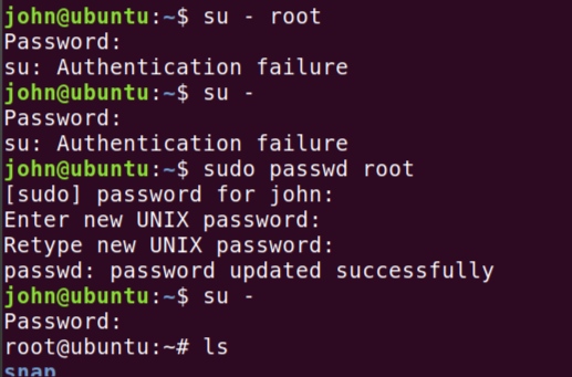 su:authentication failure的解决办法_su: authentication failure-CSDN博客