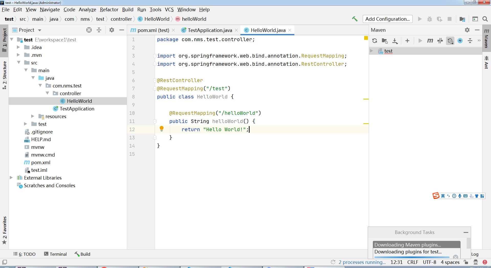 怎样给idea安装spring插件并创建一个SpringBoot项目_spring.io idea插件-CSDN博客