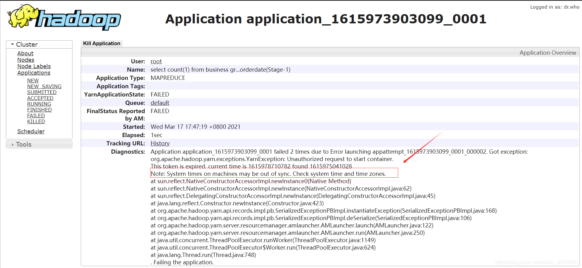 Error During Job Obtaining Debugging Information Csdn博客