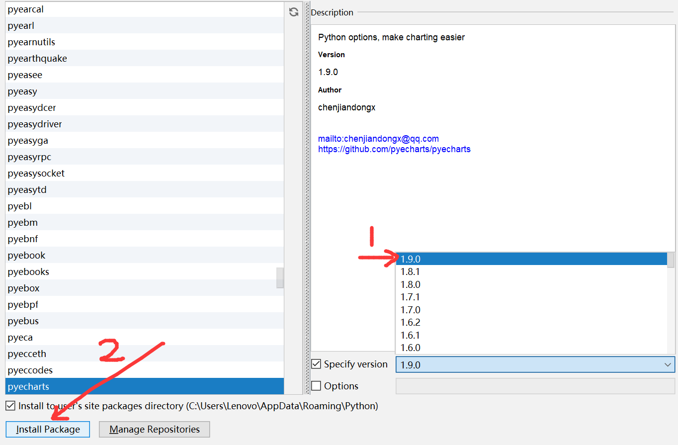 所有图表类型将在 v1.9.0 版本开始强制使用 ChartItem 进行数据项配置；AttributeError:module ‘pyecharts‘ has no attribute ...