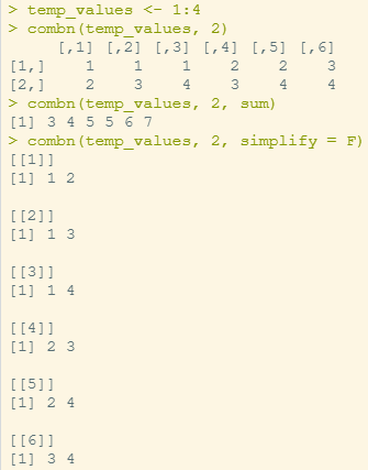 【冰糖R语言】内置函数 combn()：获得元素组合_r语言combn-CSDN博客
