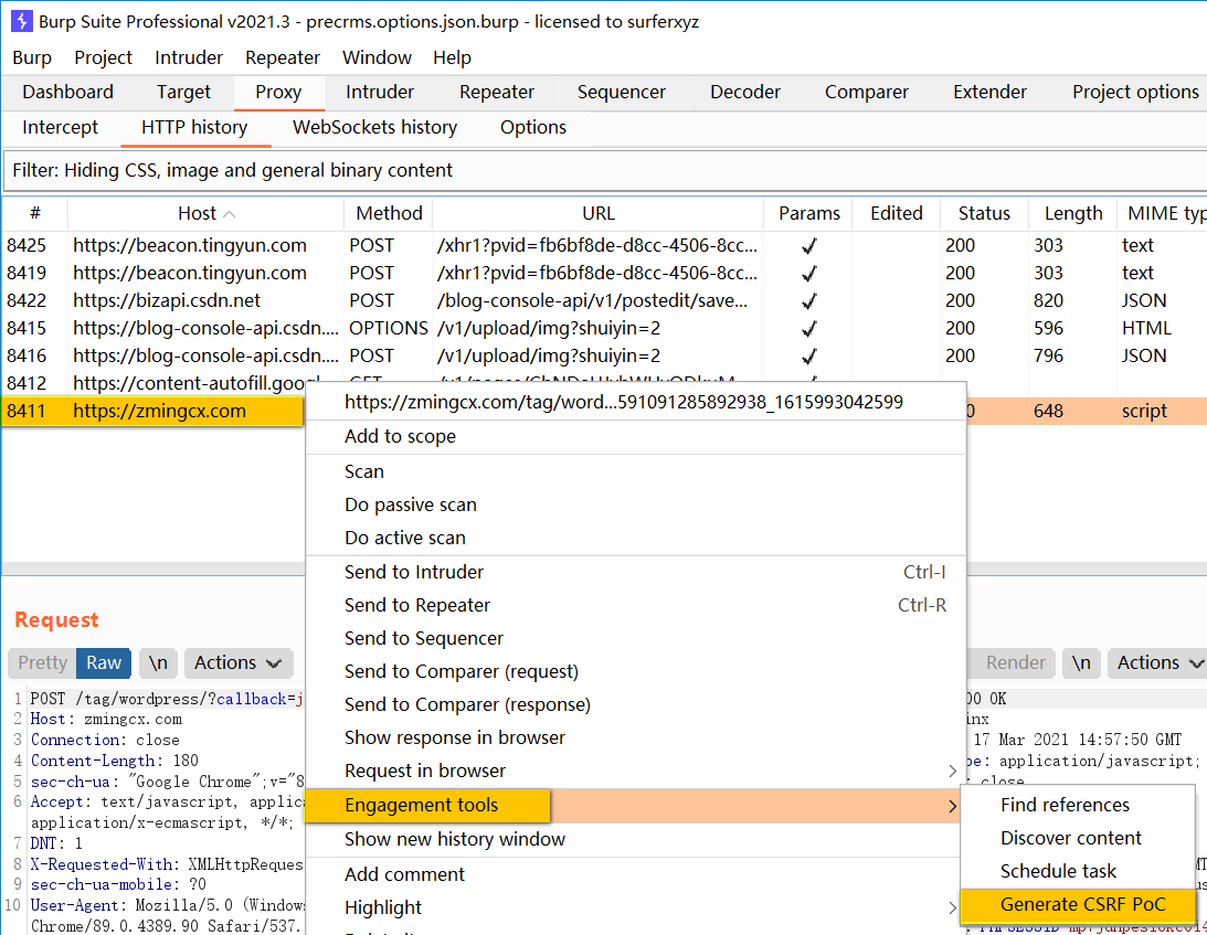 burpsuite之快速创建测试CSRF的Poc页面_burp suit plugin scrf poc-CSDN博客